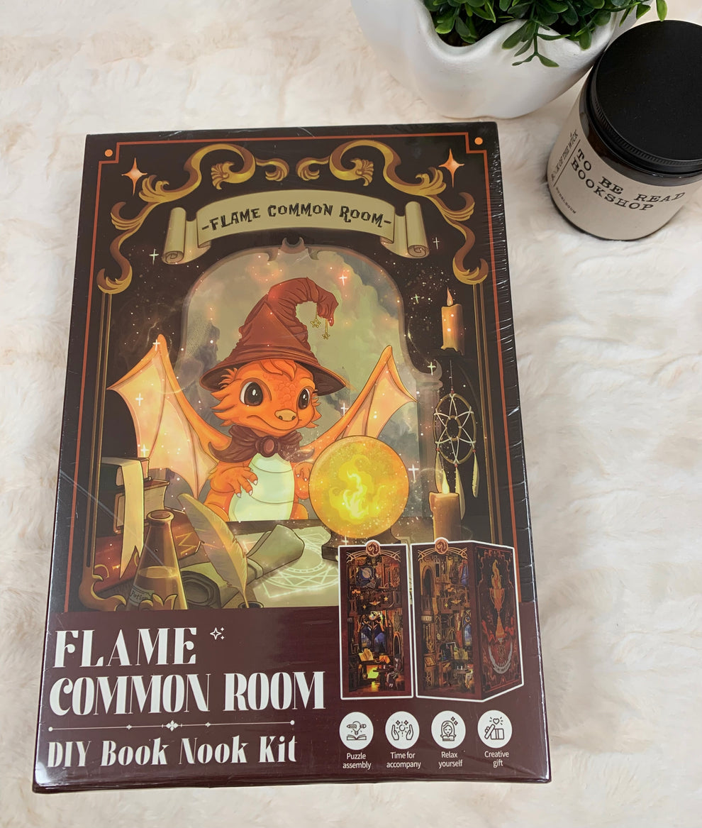 Flame Common Room Book Nook Kit – To Be Read Bookshop